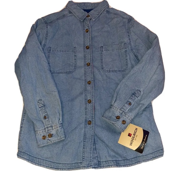 Woolrich | Jackets & Coats | Woolrich Denim Blanket Lined Jean Jacket ...